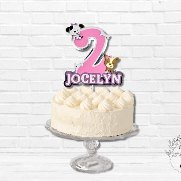 Yorkie Birthday Cake Topper - Etsy