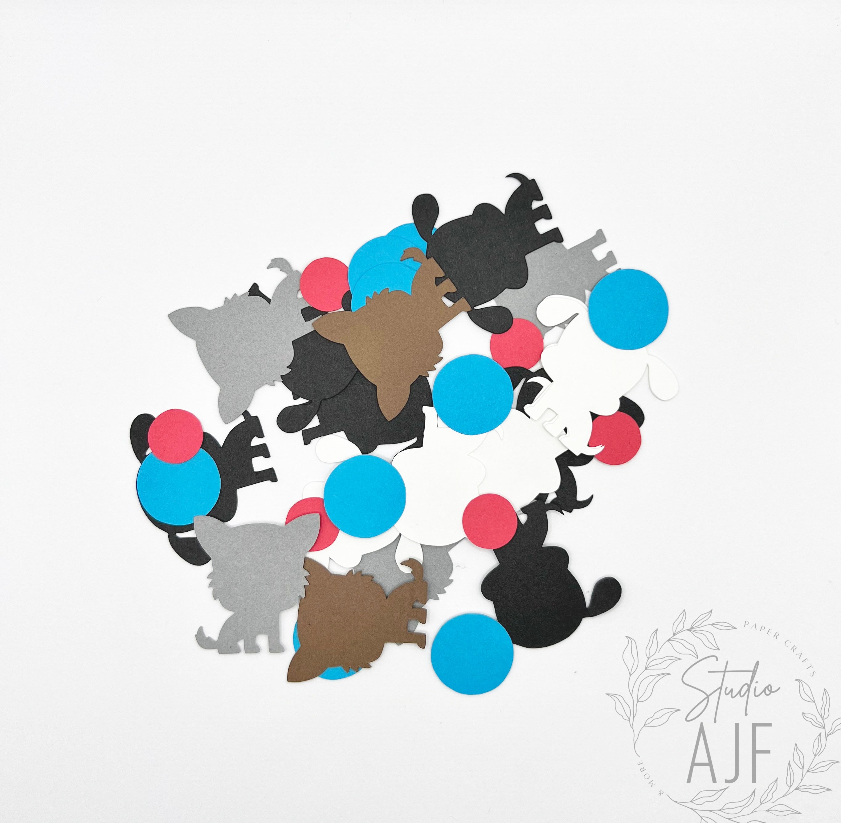 Puppy Confetti Birthday Decor Party Decorations Kids Party - Etsy