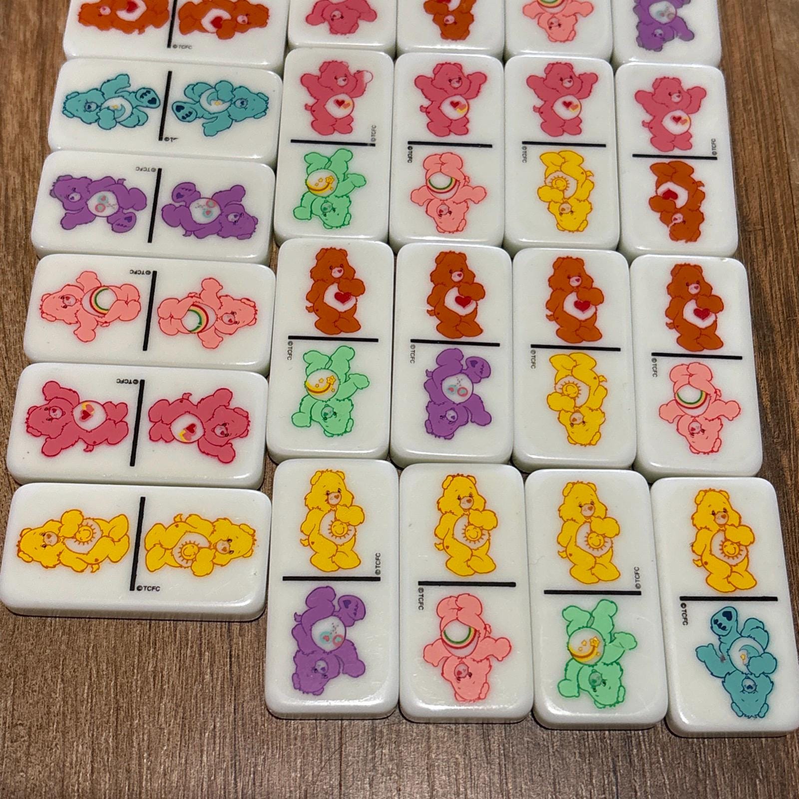 Vintage Care Bears Dominoes Collector's Tin & 28 Tiles - Etsy