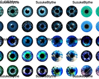 Blythe Doll Eye Chip Print Outs - Etsy