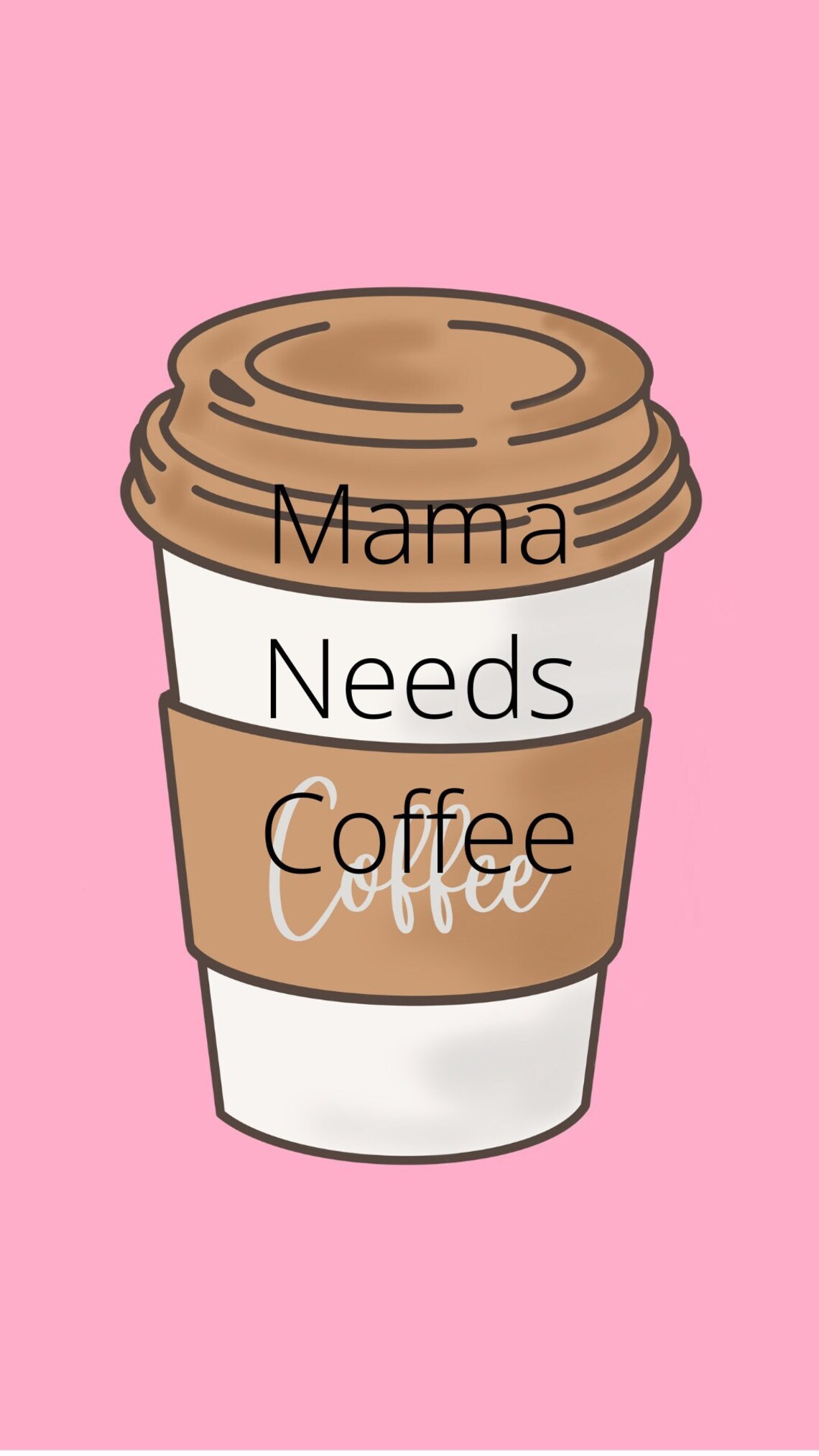 Coffee Morning Design for Wallpaper - Etsy