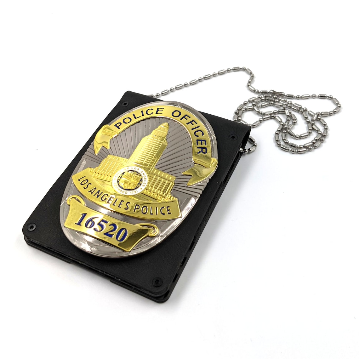 Carbon Fiber and Leather Police Badge Tactical Holder - Etsy