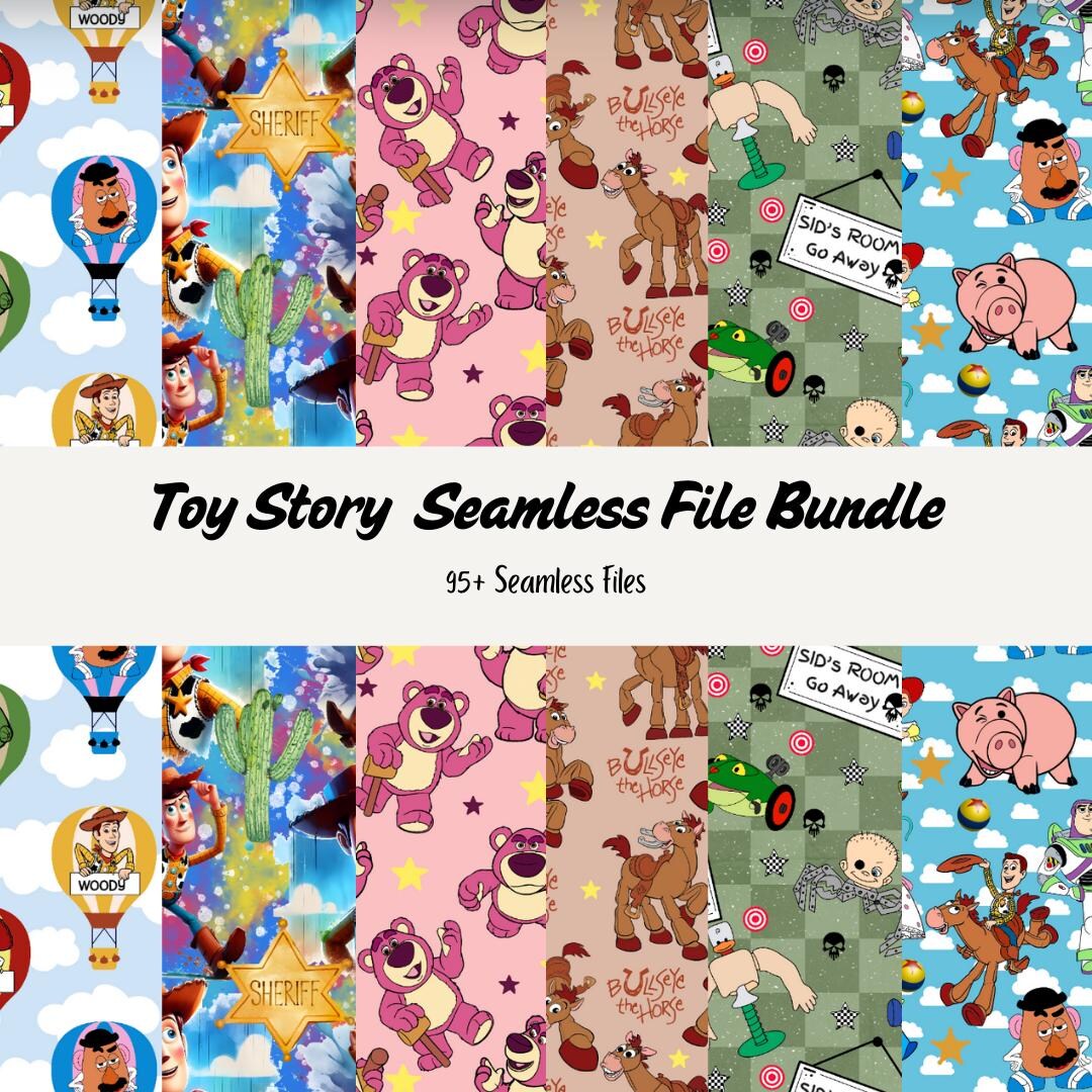Toy Story Seamless File Bundle - Etsy