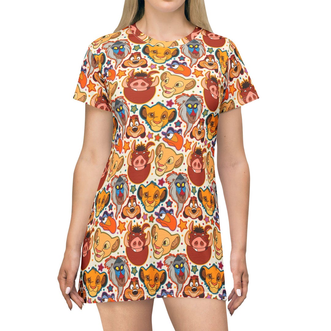 Lion King Women's T-shirt Dress - Etsy
