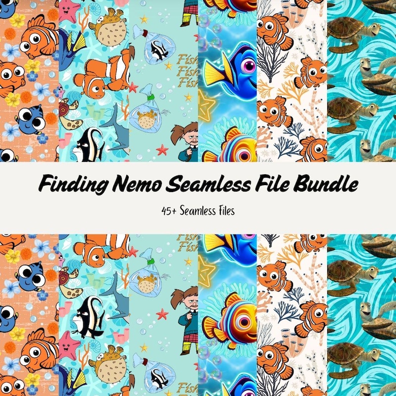 Finding Nemo Fabric - Etsy