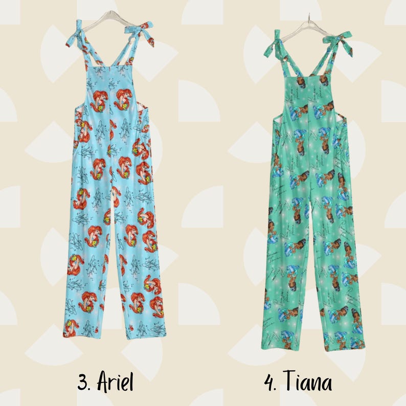 Disney Princesses All-over Print Jumpsuits, Overall, Rompers - Etsy