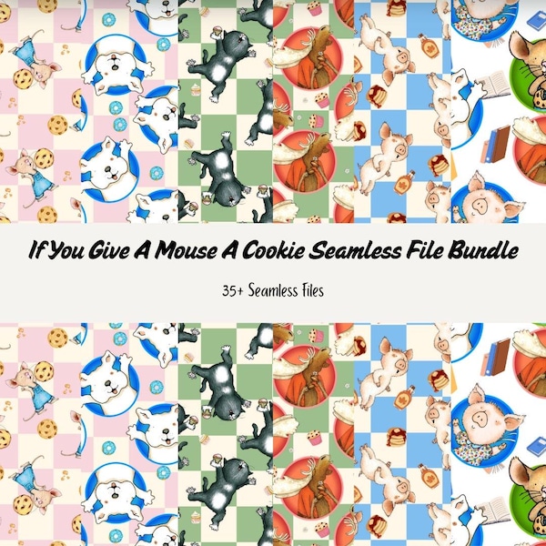 If You Give a Mouse a Cookie Clip Art - Etsy