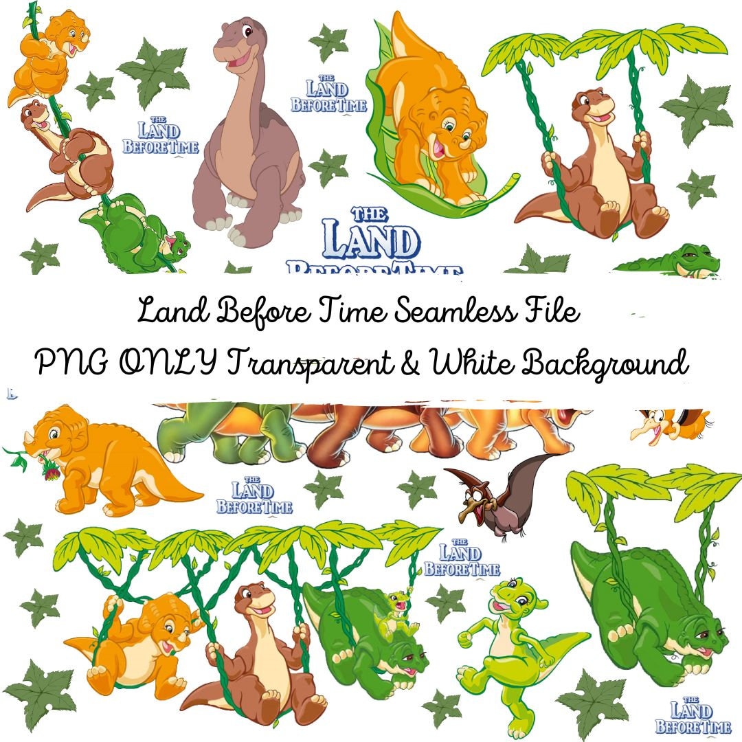 The Land Before Time Seamless File PNG - Etsy UK
