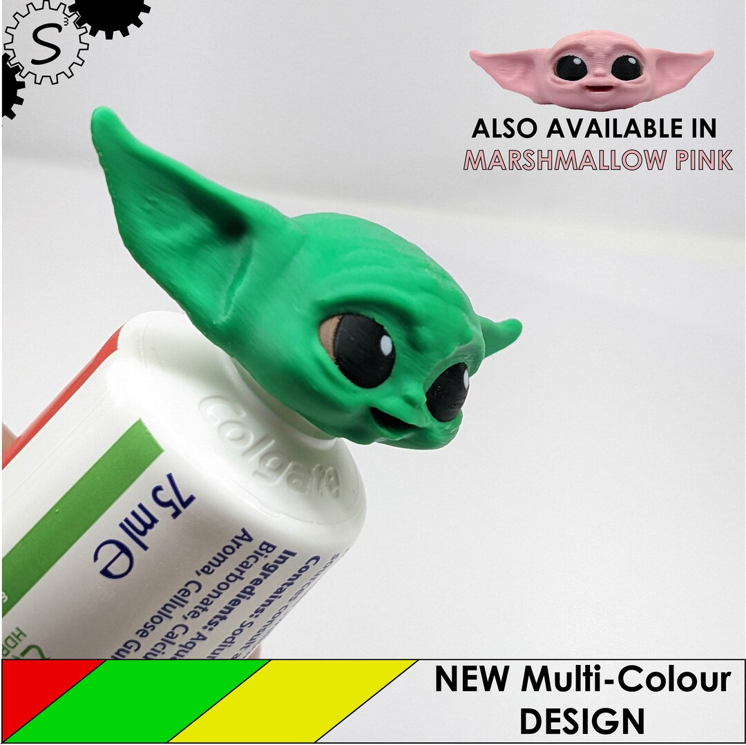 Baby Yoda Grogu Toothpaste Topper Lid Multi-colour Mandalorian - Etsy