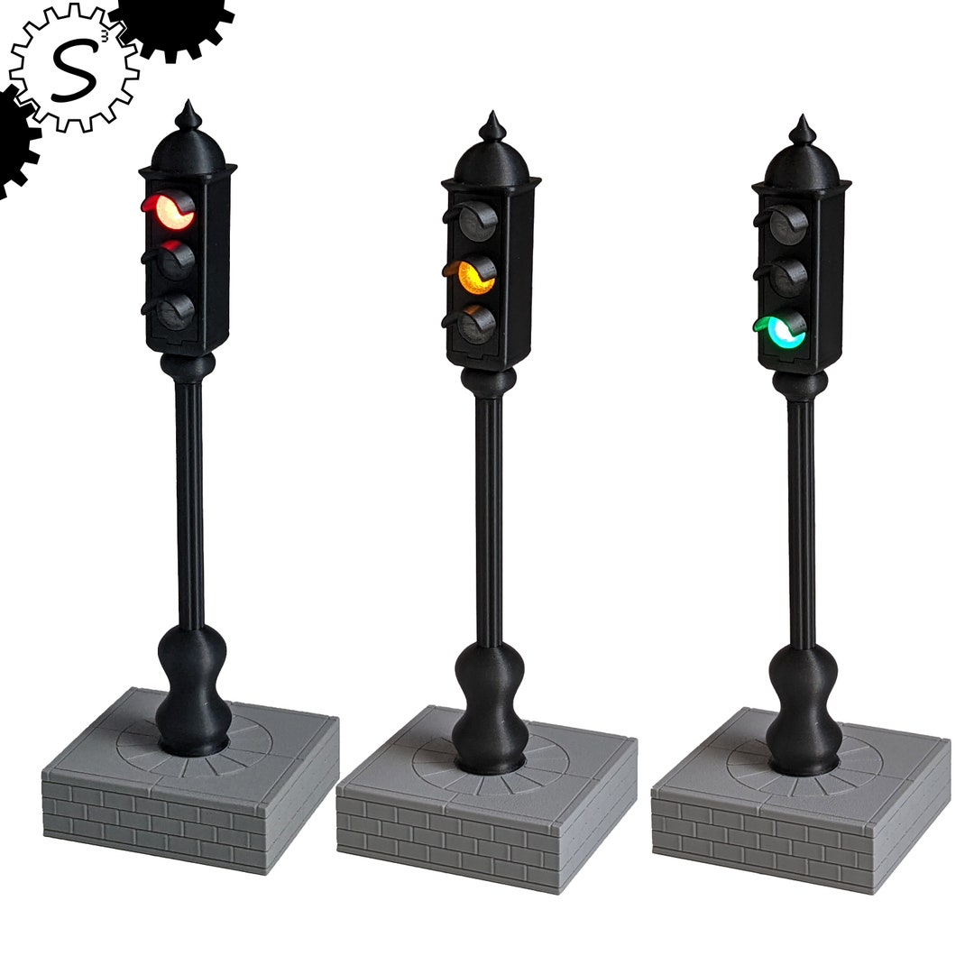 3D Printed Miniature LED Traffic Light With 8 Modes - Etsy