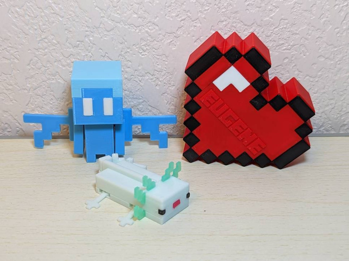 Minecraft Allay Toy 2.5 Inch Tall Moveable Arms and Wings - Etsy India