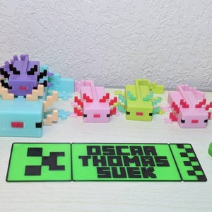 Minecraft Creeper Personalized Bookmark 5.5in Long - Etsy