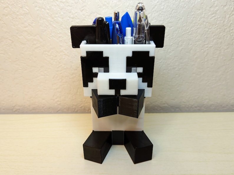 Minecraft Baby Panda Pencil Holder 5 Inch Tall - Etsy