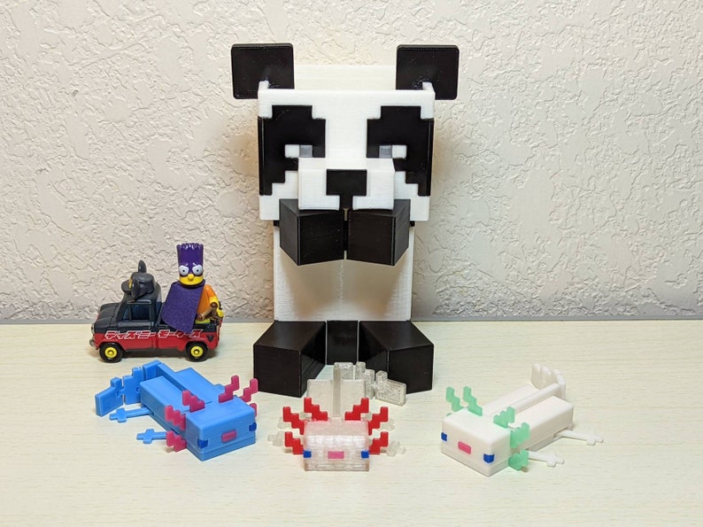Minecraft Baby Panda Pencil Holder 5 Inch Tall - Etsy