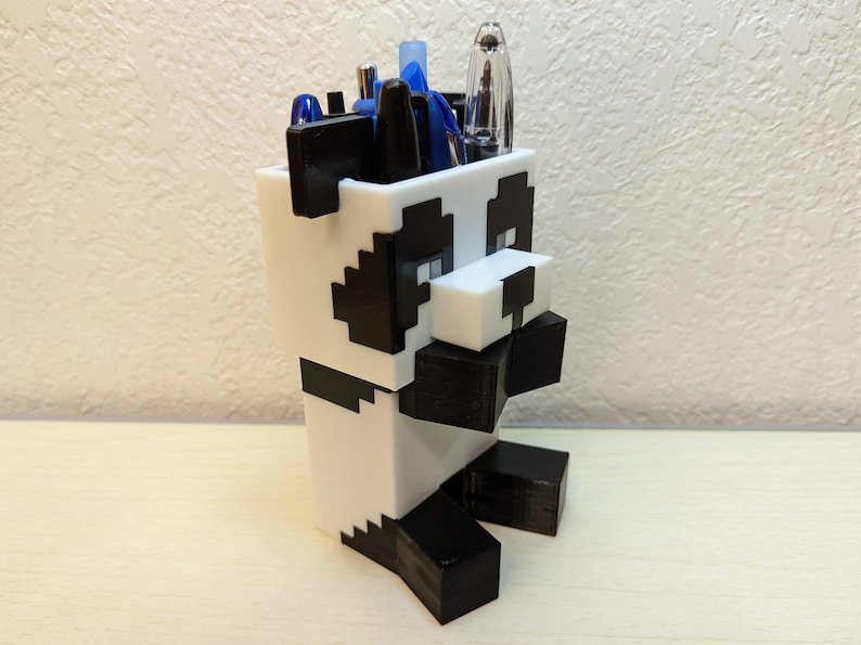 Minecraft Baby Panda Pencil Holder 5 Inch Tall - Etsy