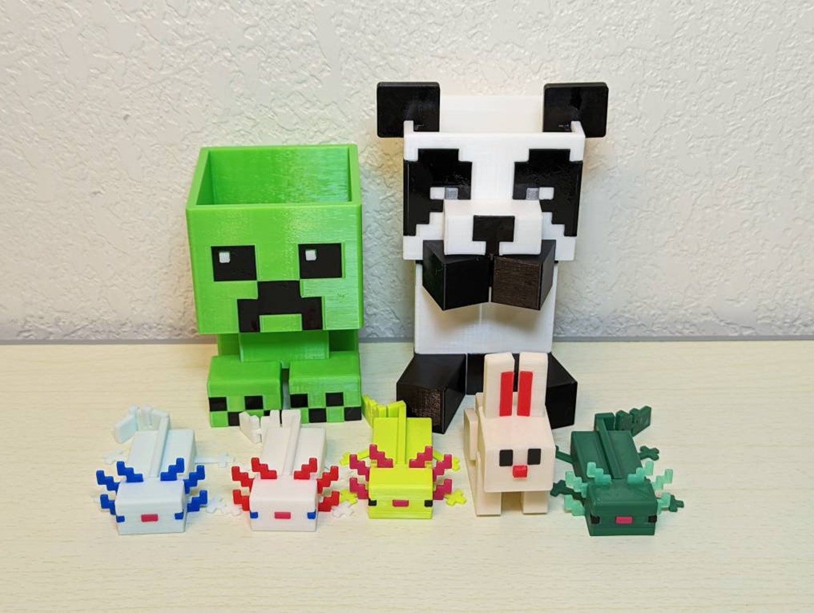 Minecraft Baby Panda Pencil Holder 5 Inch Tall | Etsy