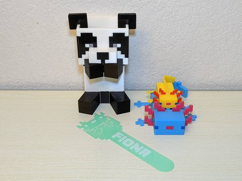 Minecraft Baby Panda Pencil Holder 5 Inch Tall - Etsy