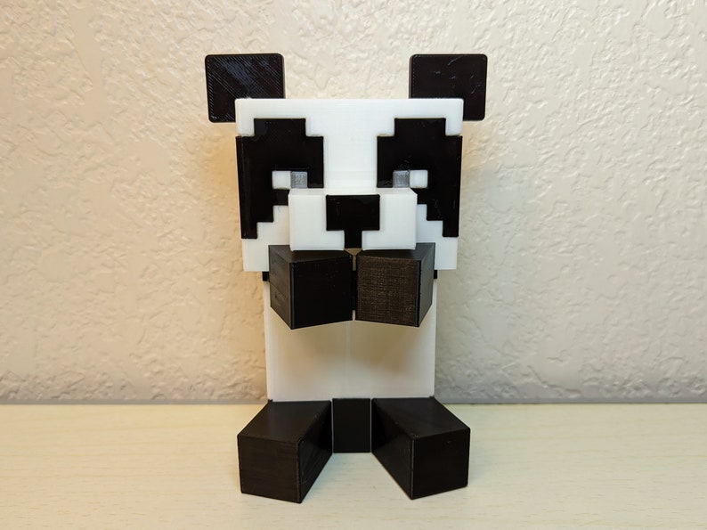 Minecraft Baby Panda Pencil Holder 5 Inch Tall - Etsy