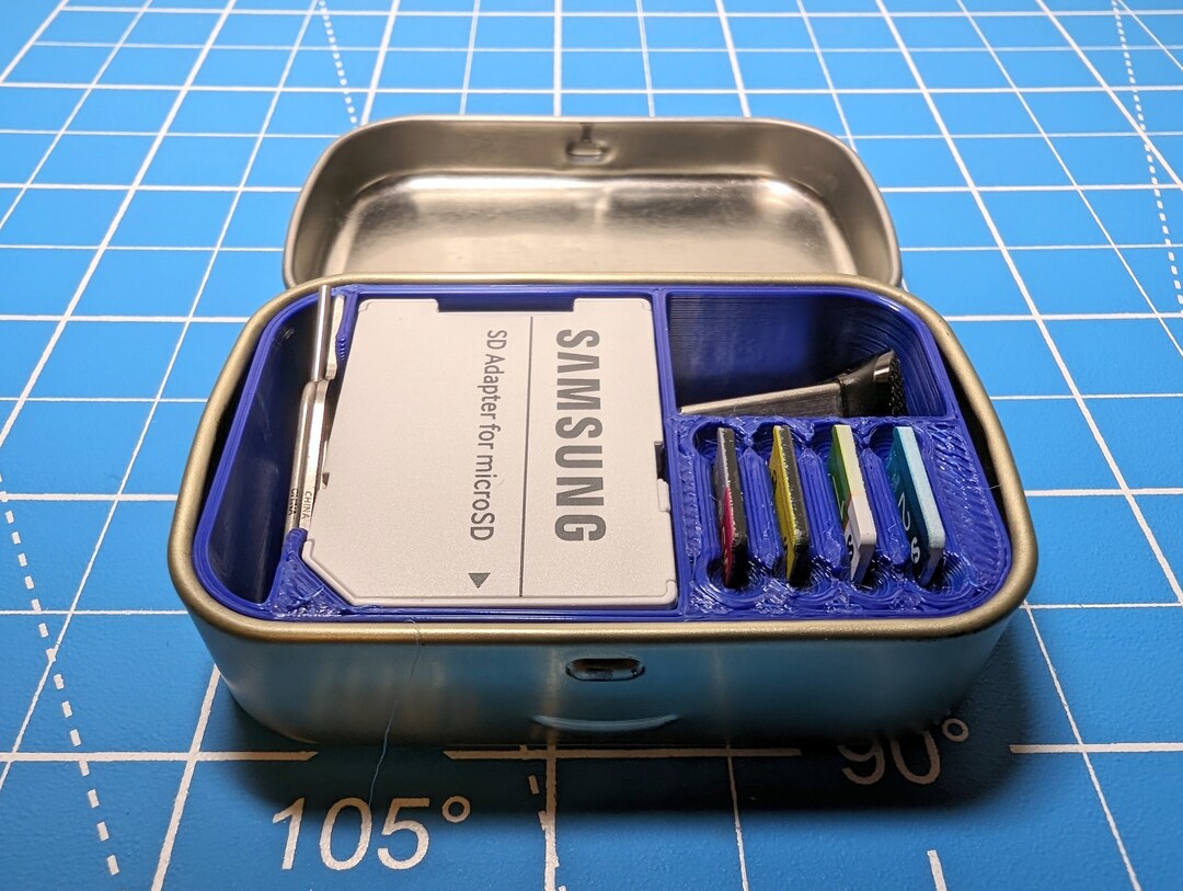 Altoids Tin Small Sd/microsd Card Insert Container, Traveling, Everday ...