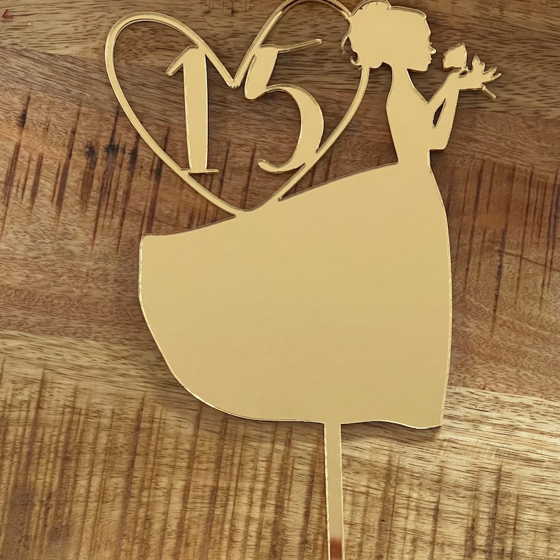 Lady Cake Topper - Etsy