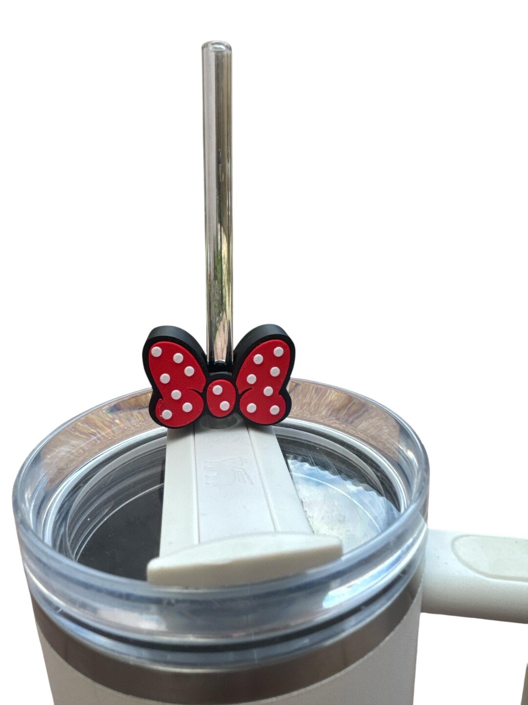 Minnie Mouse Bow Straw Topper: 3D Printed PLA, Fits 20/30/40 Oz Straws ...