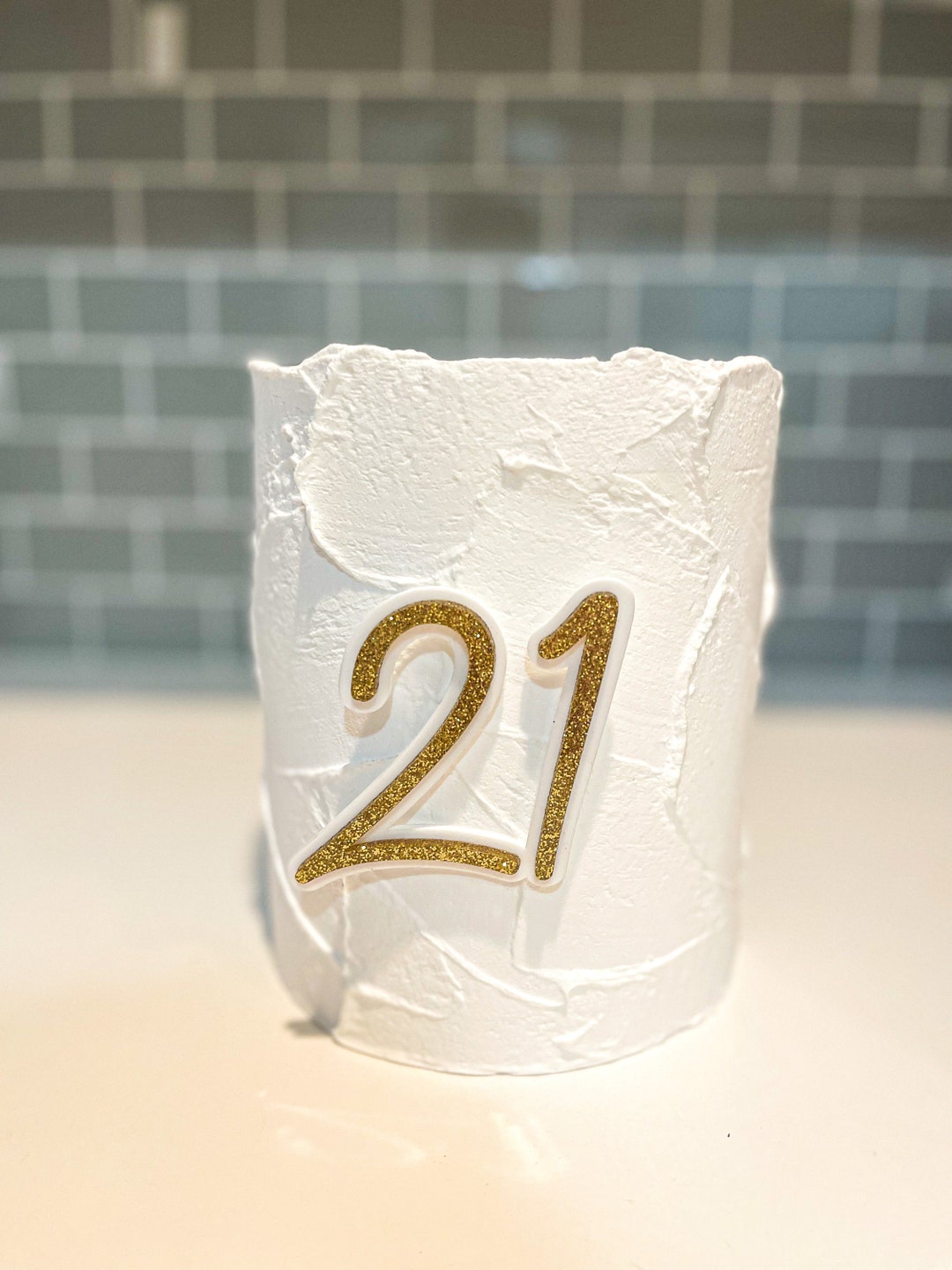 Number Cake Charm Number Cake Topper Acrylic Cake Charm Age Cake Charm ...