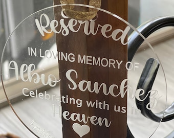In Loving Memory Wedding Sign FULLY Editable File Digital Download ...