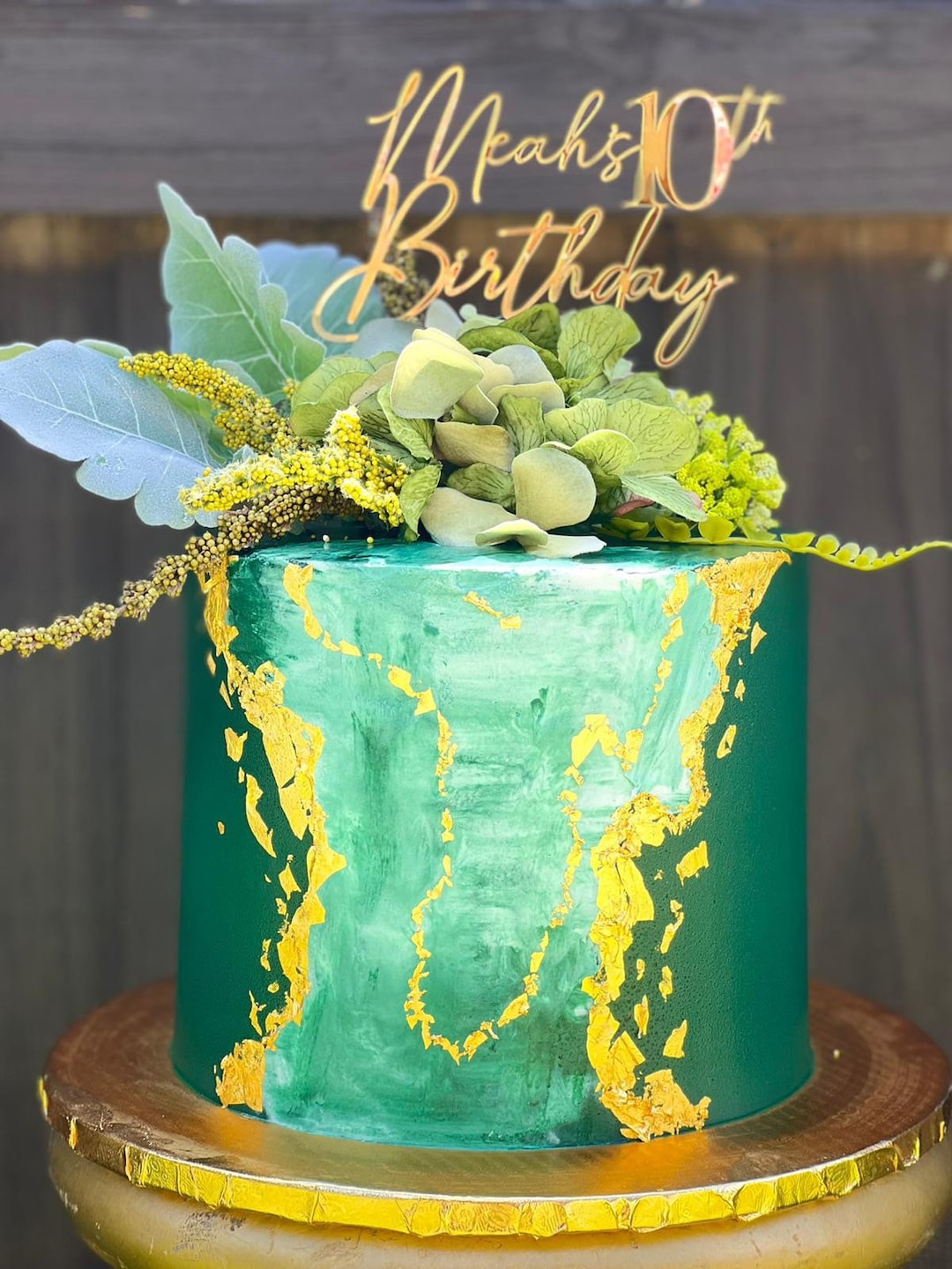 Happy Birthday and Age Cake Topper • Personalized Cake Topper • Acrylic ...