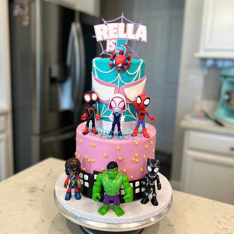 Spidey and His Amazing Friends Cake Topper Spidey and - Etsy