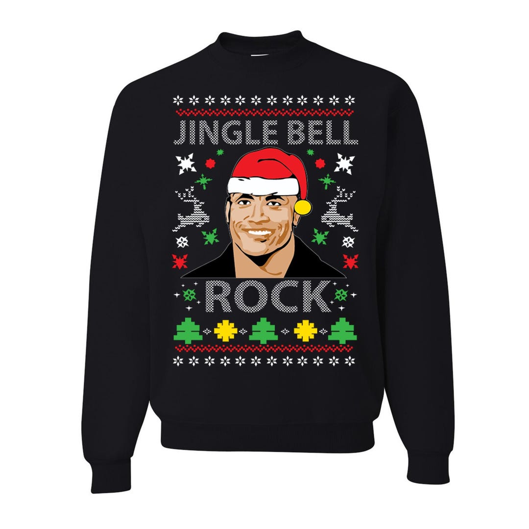 Jingle Bell Rock Ugly Christmas Sweater - Etsy