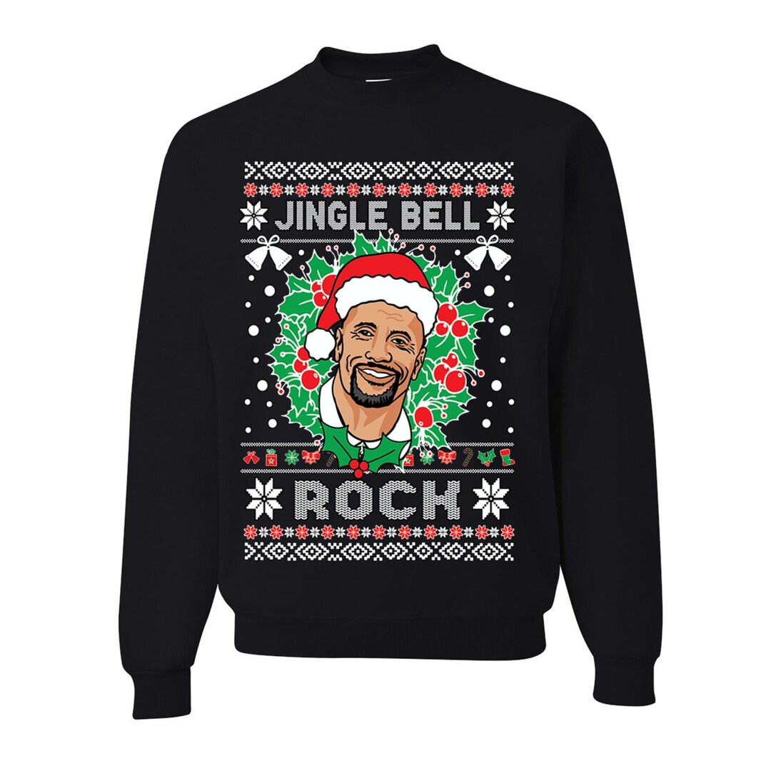 Jingle Bell Rock Funny Ugly Christmas Sweater - Etsy
