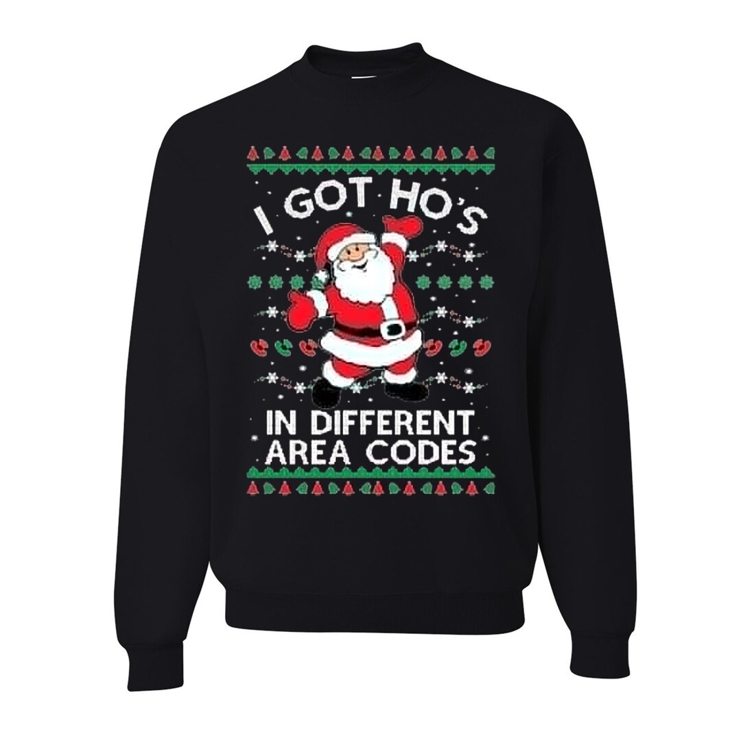 I GOT Ho's in Different Area Codes Ugly Christmas Sweater - Etsy