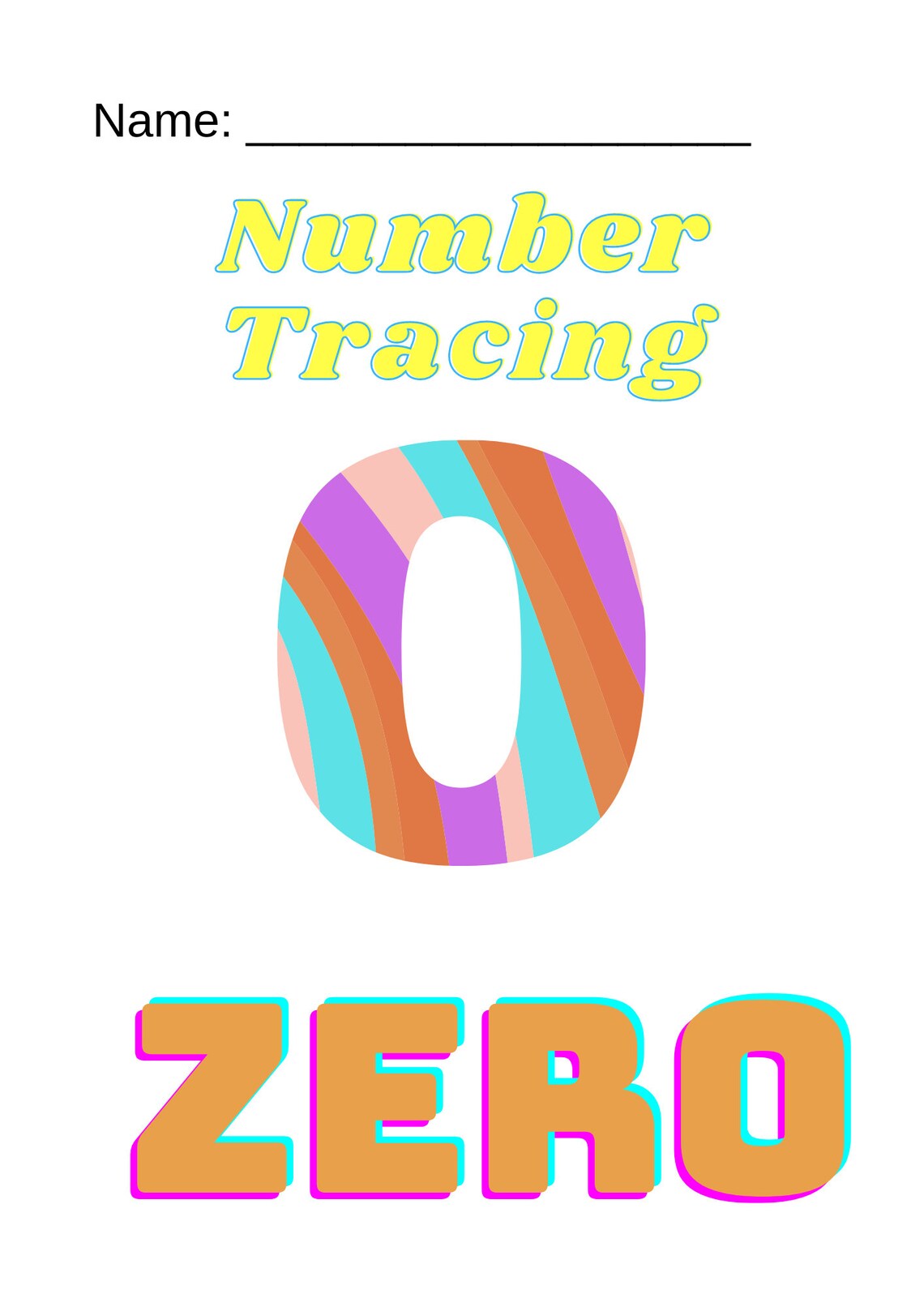 Counting Numbers 0-5 Worksheets and Answer Keys - Etsy UK