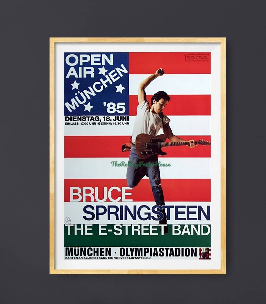 Bruce Springsteen And The E Street Band Tour 2023 Posters Printerval ...