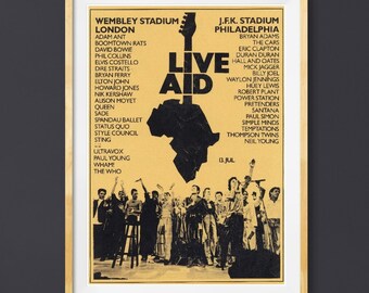 Live Aid | Etsy