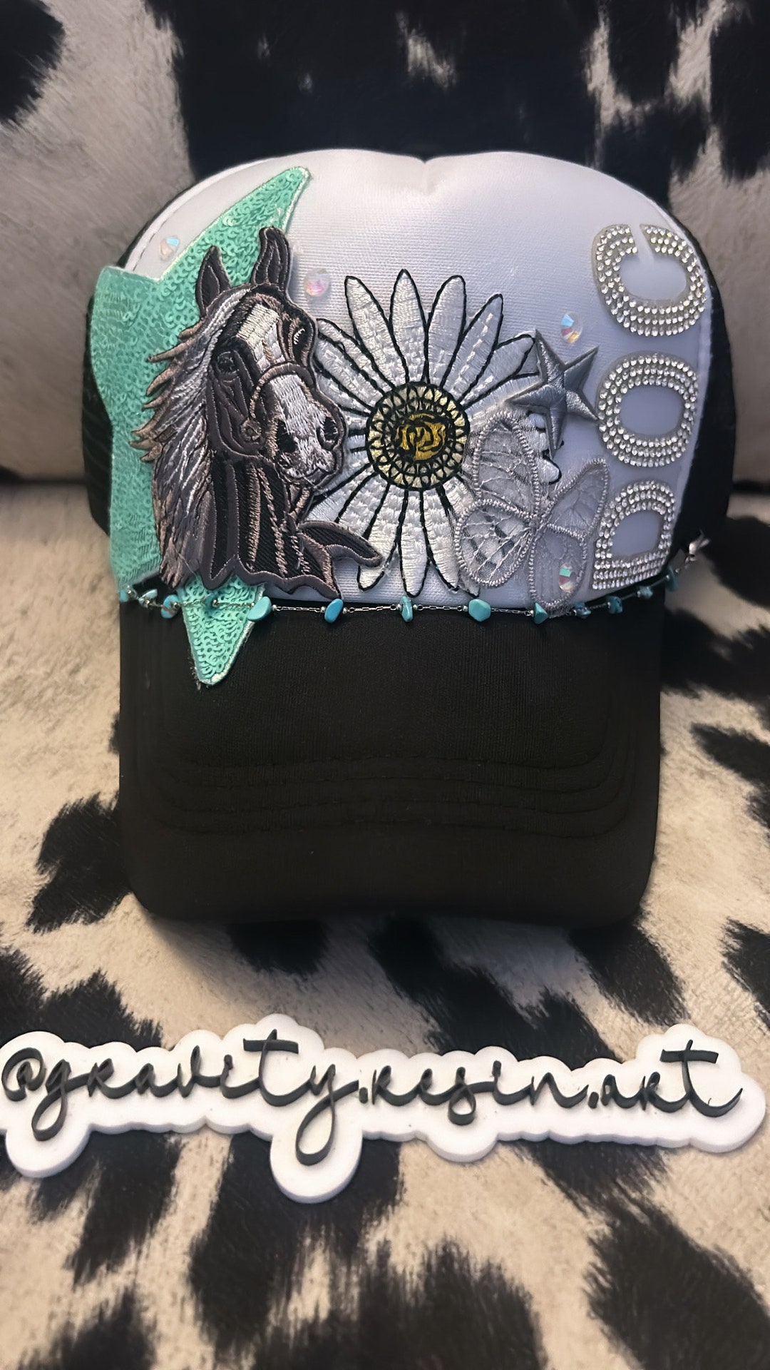 Custom Horse Trucker Hat - Etsy