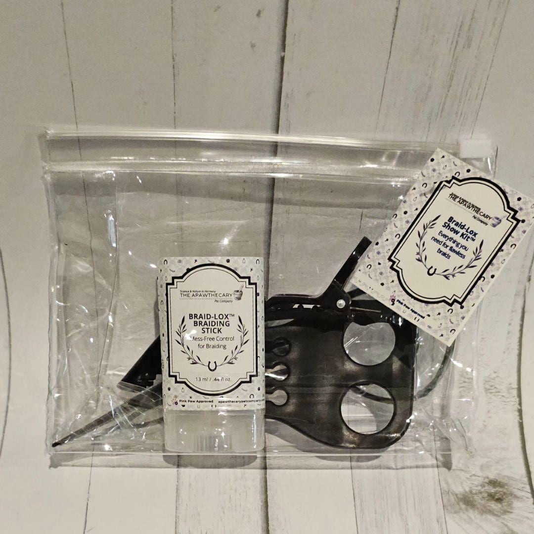 Braid-lox™ Show Kit- Horse Mane & Tail Braiding Kit, Hunters, Dressage ...