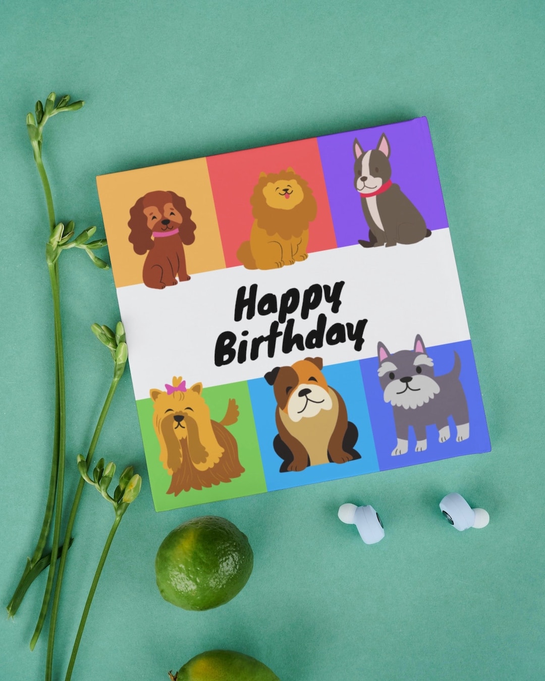 Birthday Card Printable Pdf for Dog Lovers Card for Dogs - Etsy