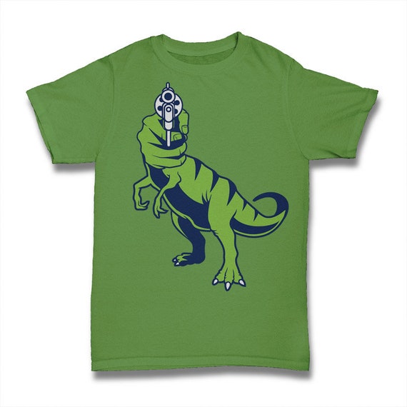 T-rex Gun Vector Abstract Design Pop Culture Illustration in | Etsy