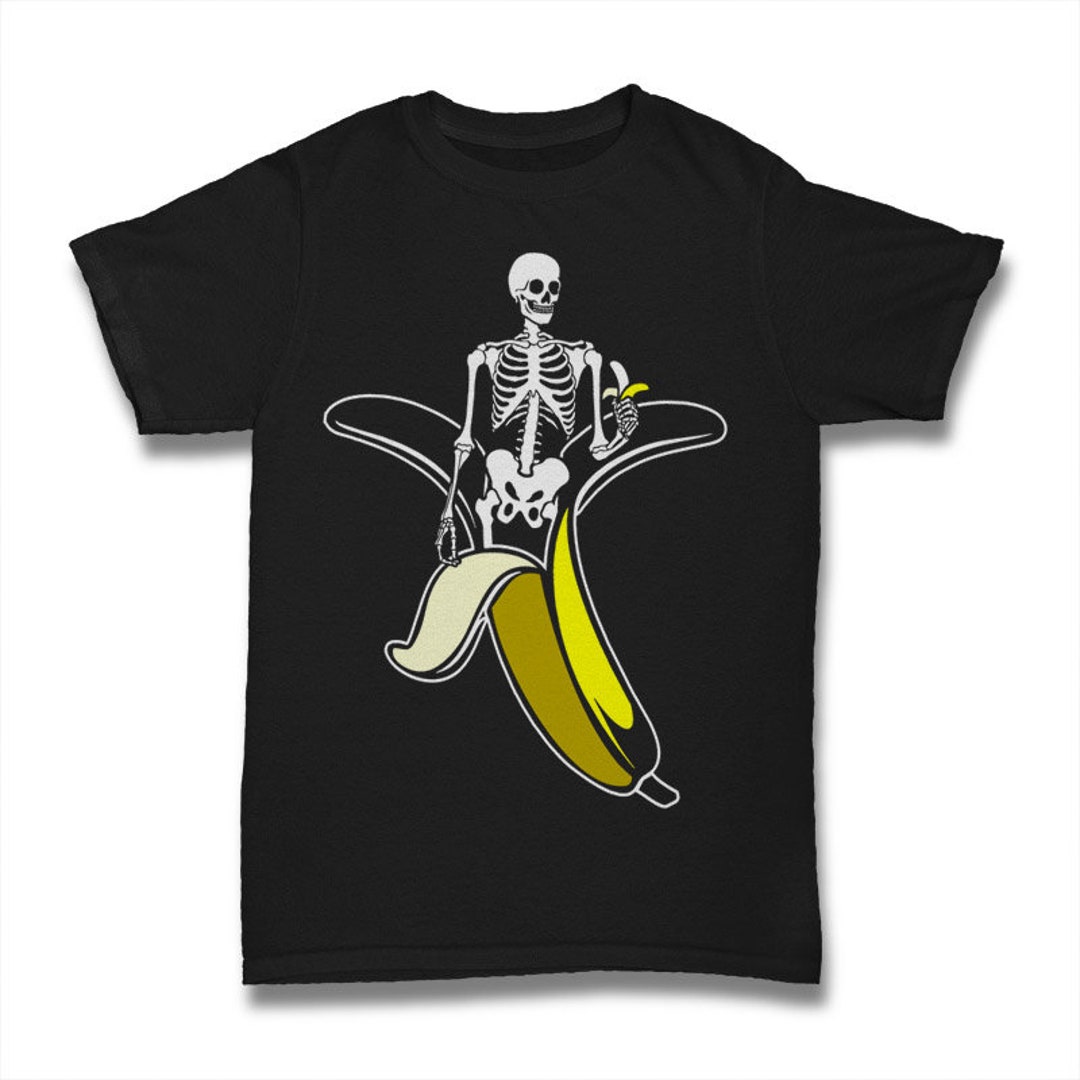 Banana Skeleton Vector Abstract Design Pop Culture - Etsy New Zealand