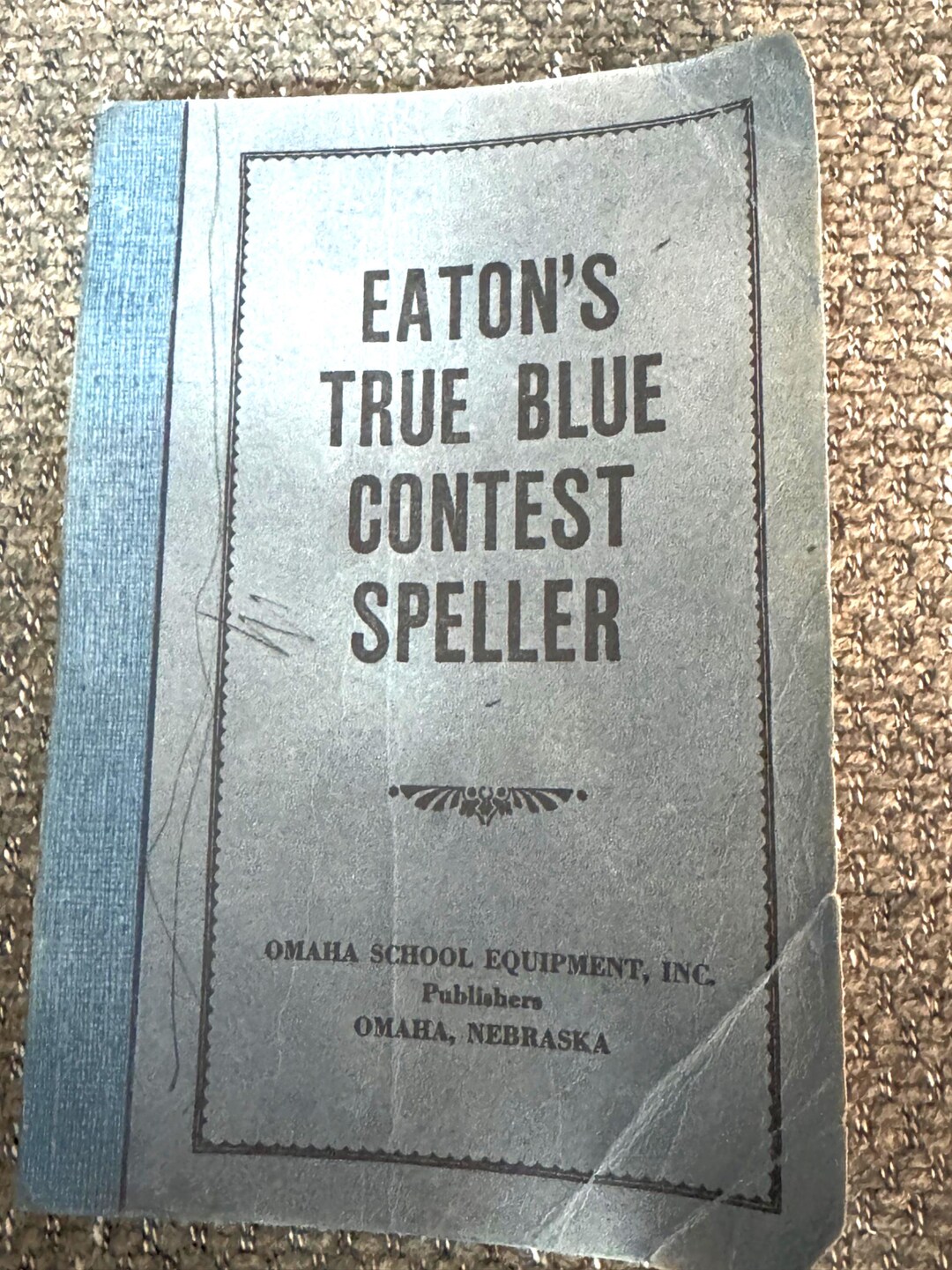 1948 Eaton's True Blue Speller • Vintage Nebraska Education Booklet - Etsy