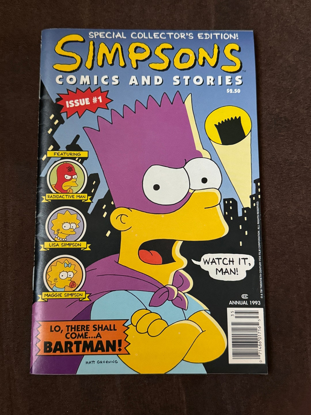 Simpsons Comics and Stories Special Collector’s Edition ISSUE #1 - Etsy