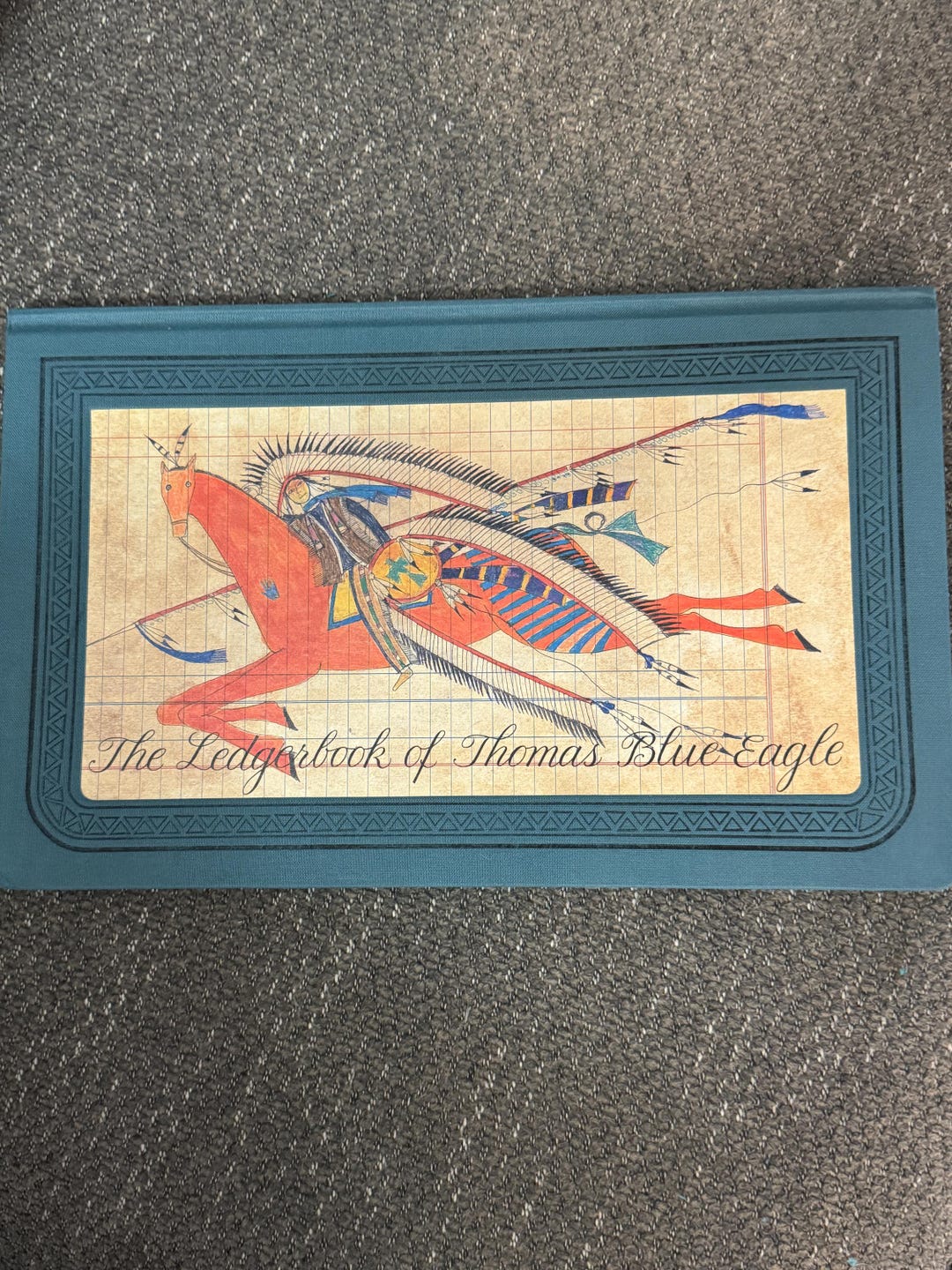 The Ledgerbook Of. Thomas Blue Eagle Illustrated Childrens Book Native ...