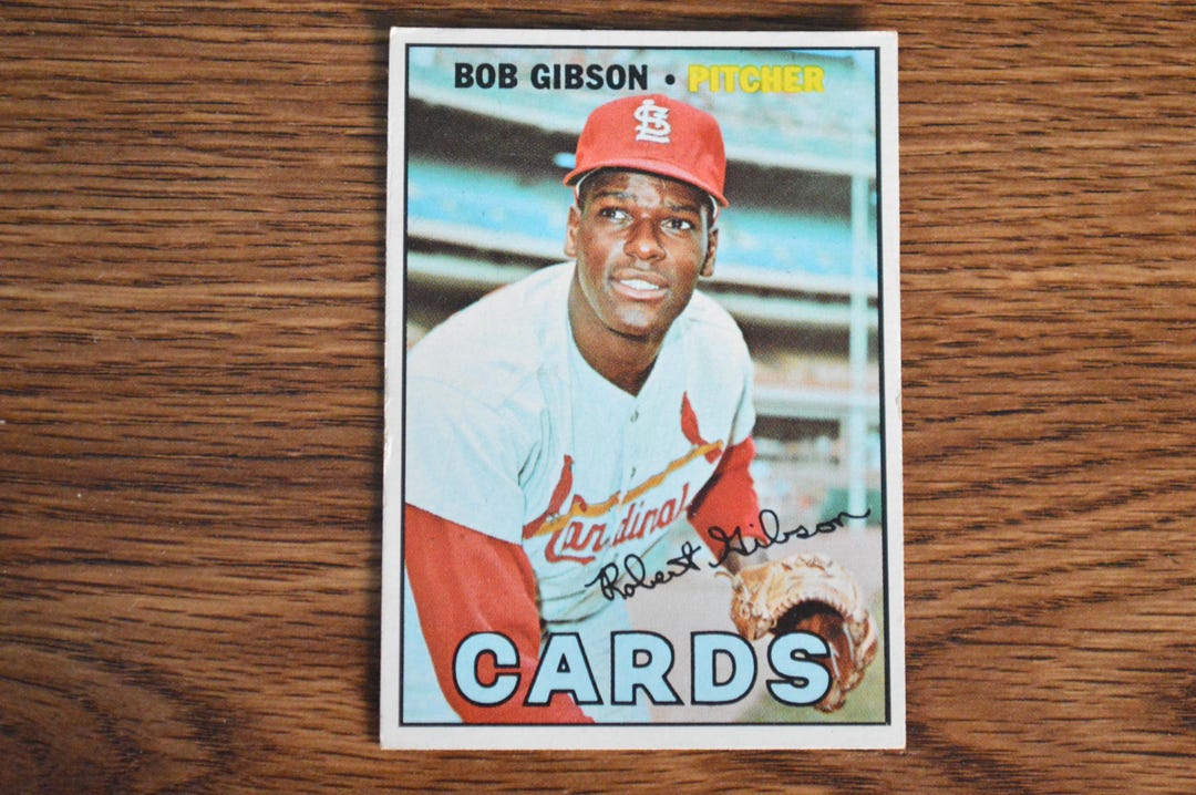 1967 Bob Gibson Baseball Card - Etsy