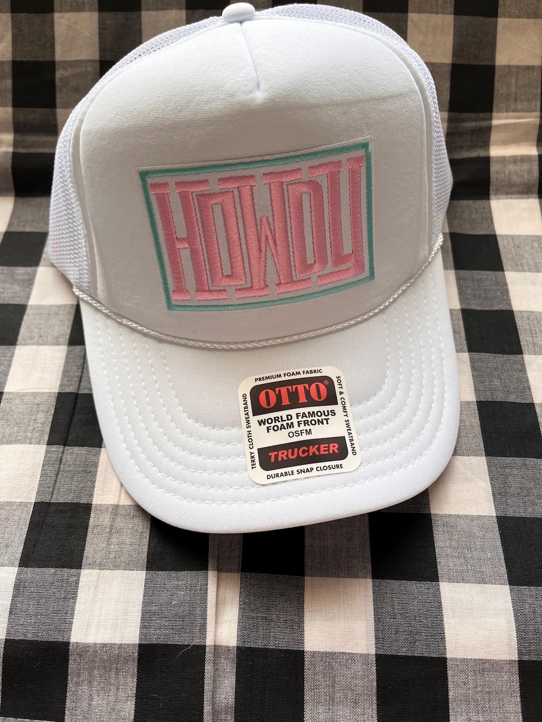 Howdy Patch Cute Foam Front Trucker Hat | Trucker Hat | Howdy Trucker ...