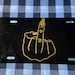 Girly Middle Finger Funny Front License Plate Vanity Plate - Etsy