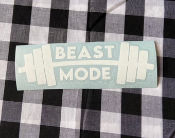 Beast Mode Decal | Etsy