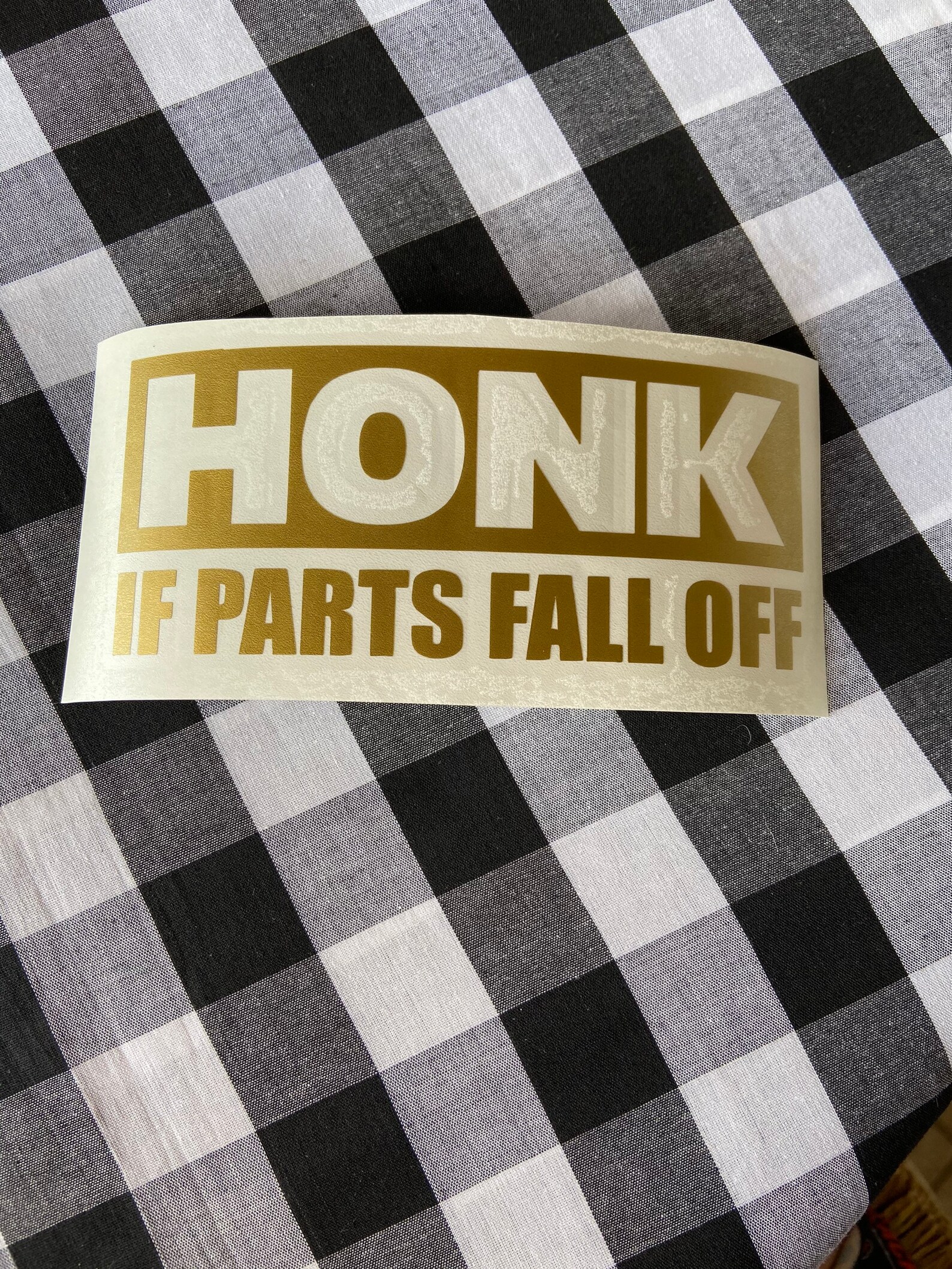 Honk If Parts Fall off Funny Vinyl Decal Funny Decal Car - Etsy