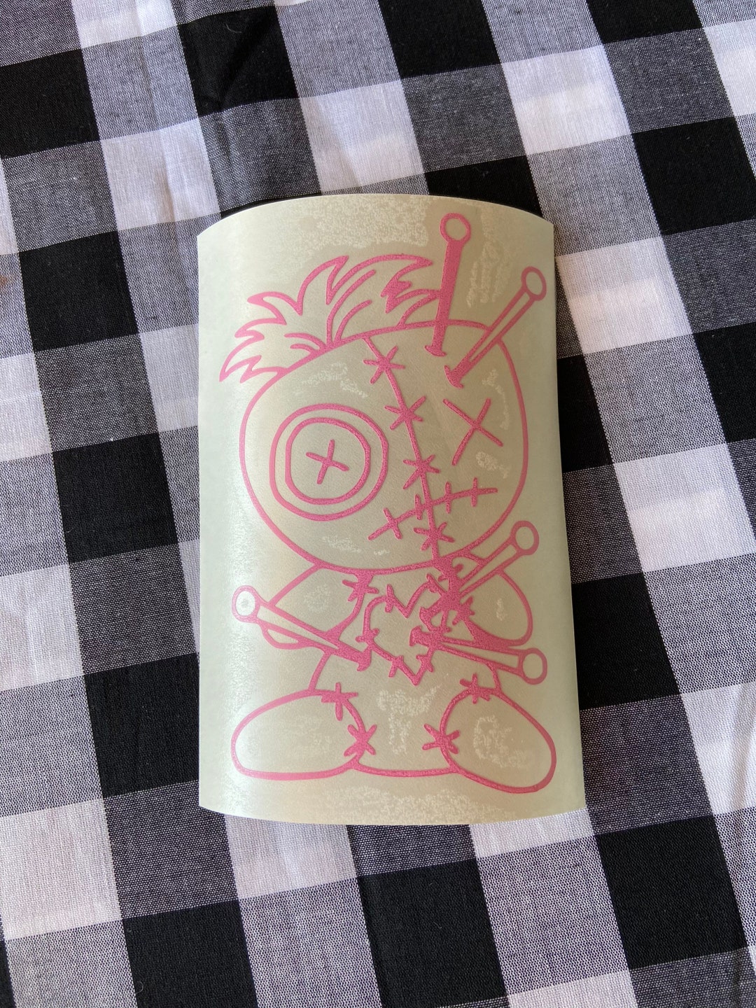Creepy Cute Voodoo Doll Vinyl Decal | Car Decal | Truck Decal | Laptop ...