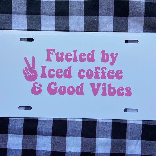 Coffee Front License Plate - Etsy